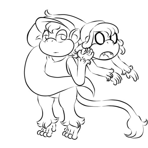 Dixie Kong Pages Coloring Pages