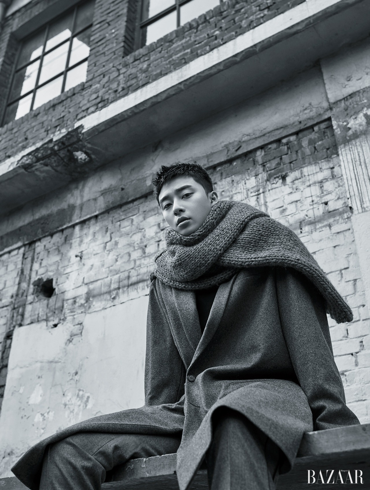 Park Seo Joon Harpers Bazaar Magazine January Korean Photoshoots