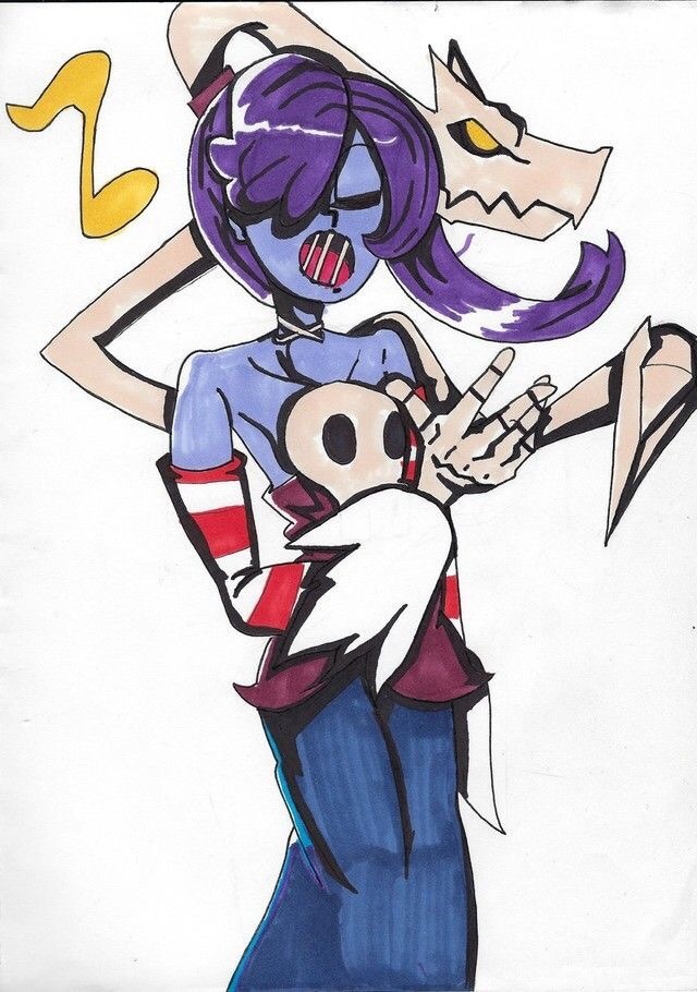 Crimsons Art Blog — My Favorite Skullgirl Squigly