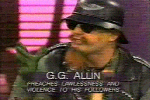 Gg Allin On Tumblr