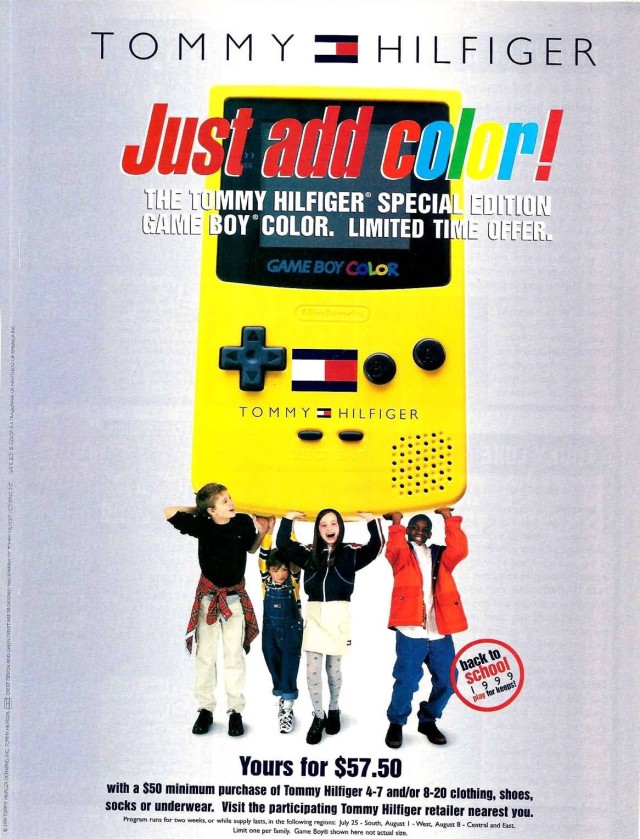 Video Game Print Ads — “tommy Hilfiger ‘tommy Hilfiger Special Edition
