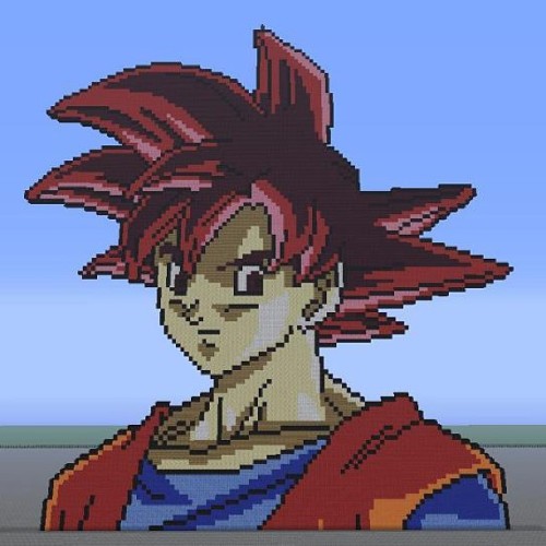 Felix Guaman • Super Saiyan God Goku Minecraft By Felguam Super
