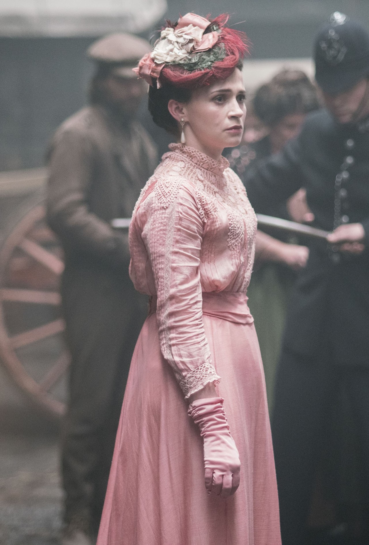 Celebrities In Gloves — Charlene Mckenna In Ripper Street