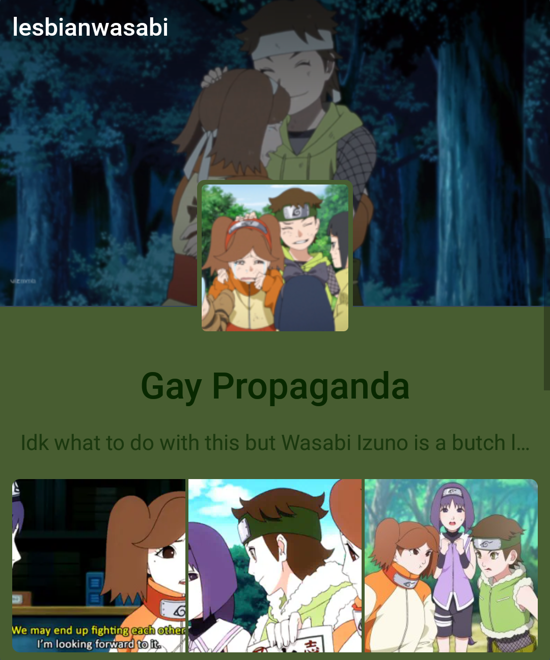 Izuno Wasabi — There Are Only Two Wasabi Accounts On Tumblr And