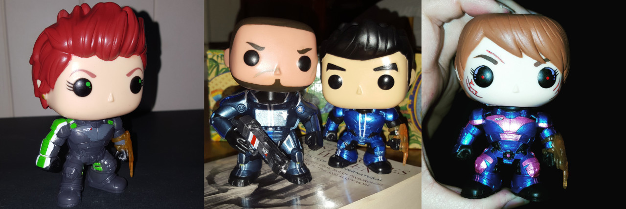 Mass Effect Funko Pop Vinyl Commissions Femshep And A Half