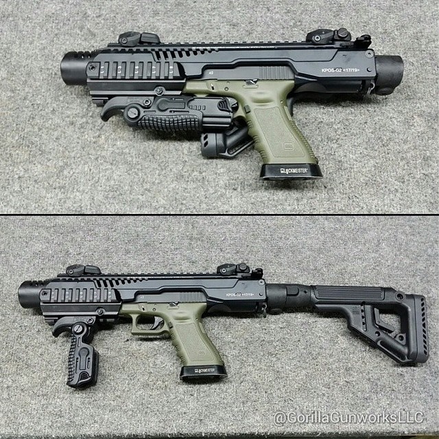 Keep calm and glock on. - SBR conversion kit for glock. (posted by... Keep calm and glock on. - SBR conversion kit for glock. (posted by...