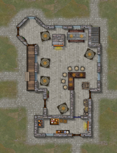 Trollskull Manor Map