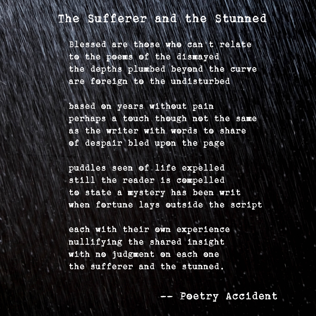 Poetry Accident — Poem Apparel Of The Self