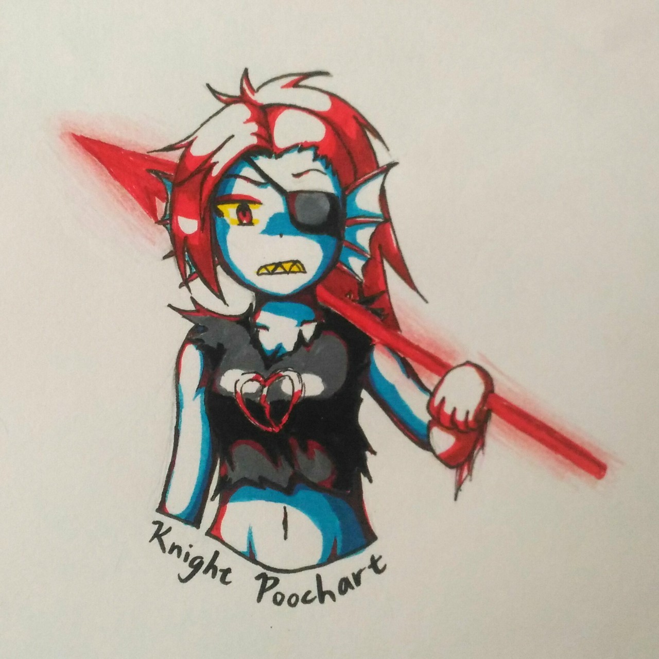 嗨喲這裡五月晴kp! — Undertale Undyne By Toby Fox Underfell Undyne By