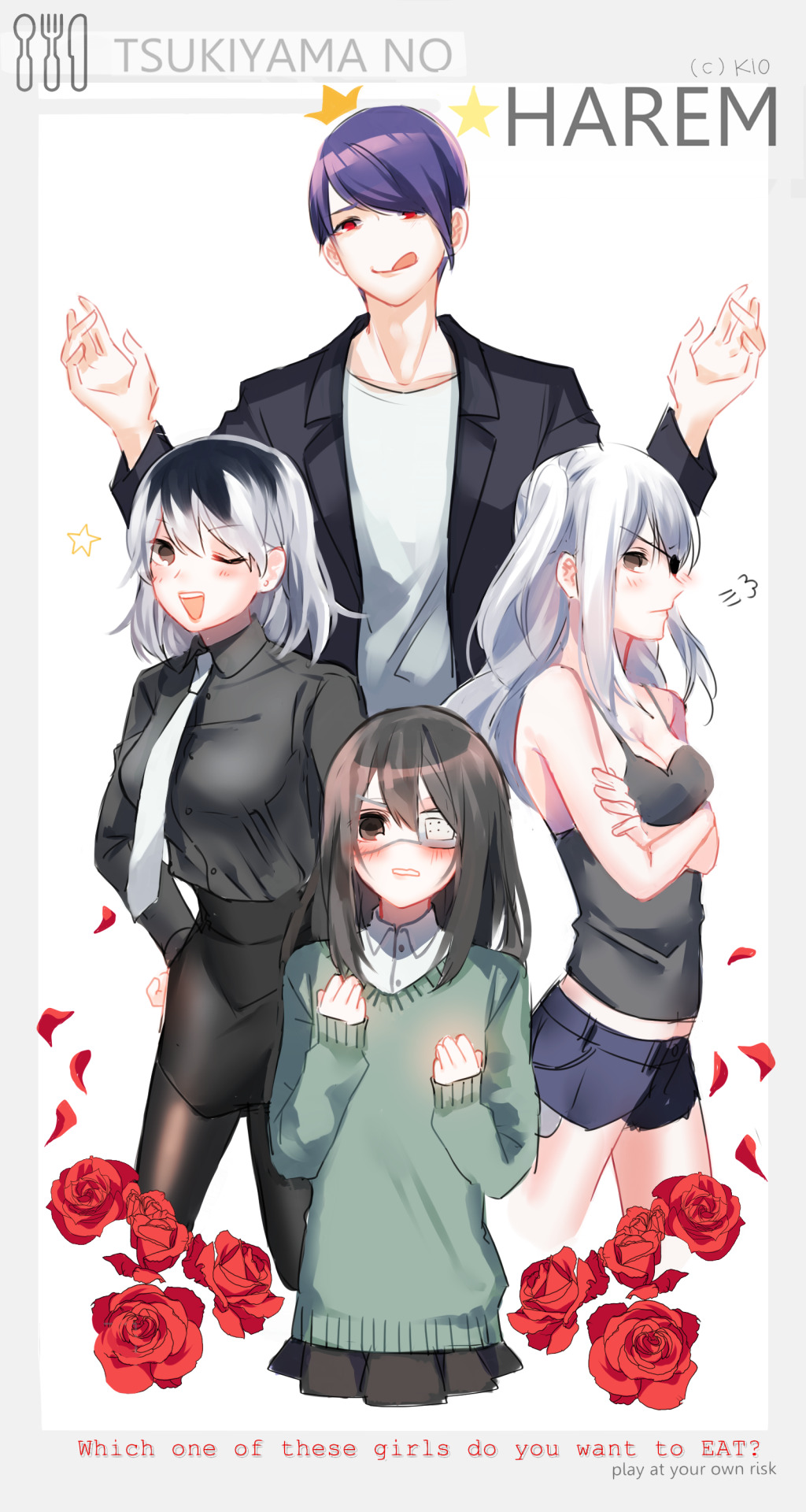 Choose Your Kaneki To Be Paired With Tsukiyama In This Game ”im Thinking About What If