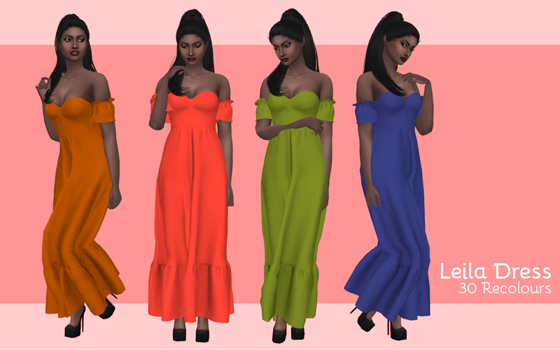 Womens Leila Dress Simsworkshop