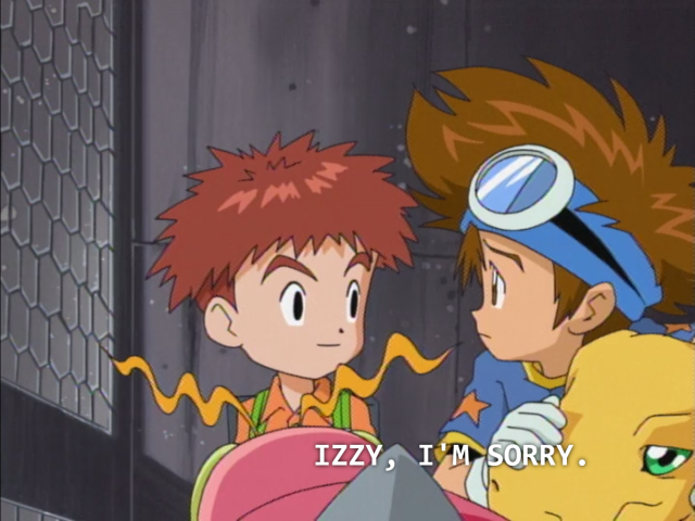 Digimon Screengrabs — More Tai And Izzy Being The Best Of Friends As