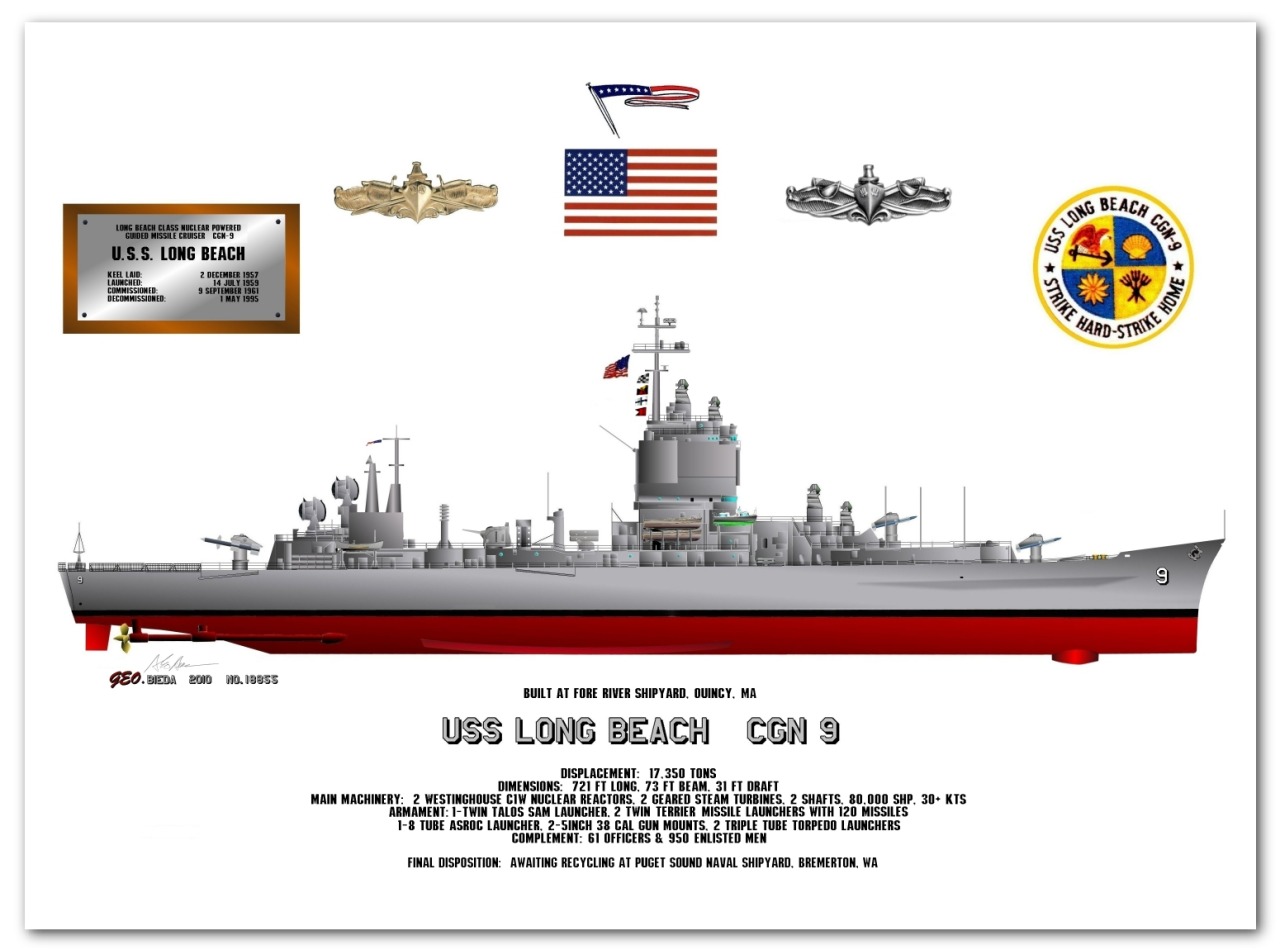 Las Cosicas Del Panzer — Enrique262 Cgn 9 Uss Long Beach Nuclearpowered