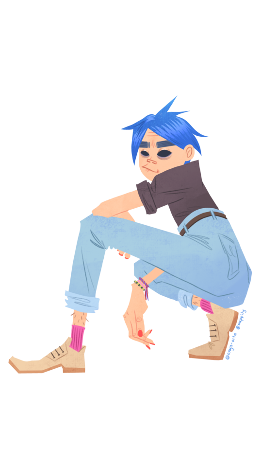 Gorillaz — Anya Arts The Whole Gorillaz Gang All