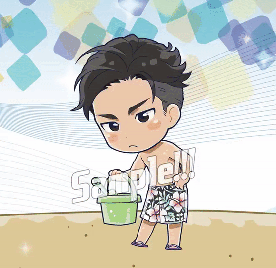 Ianime0 Yuri On Ice Chibi Ar Postcards