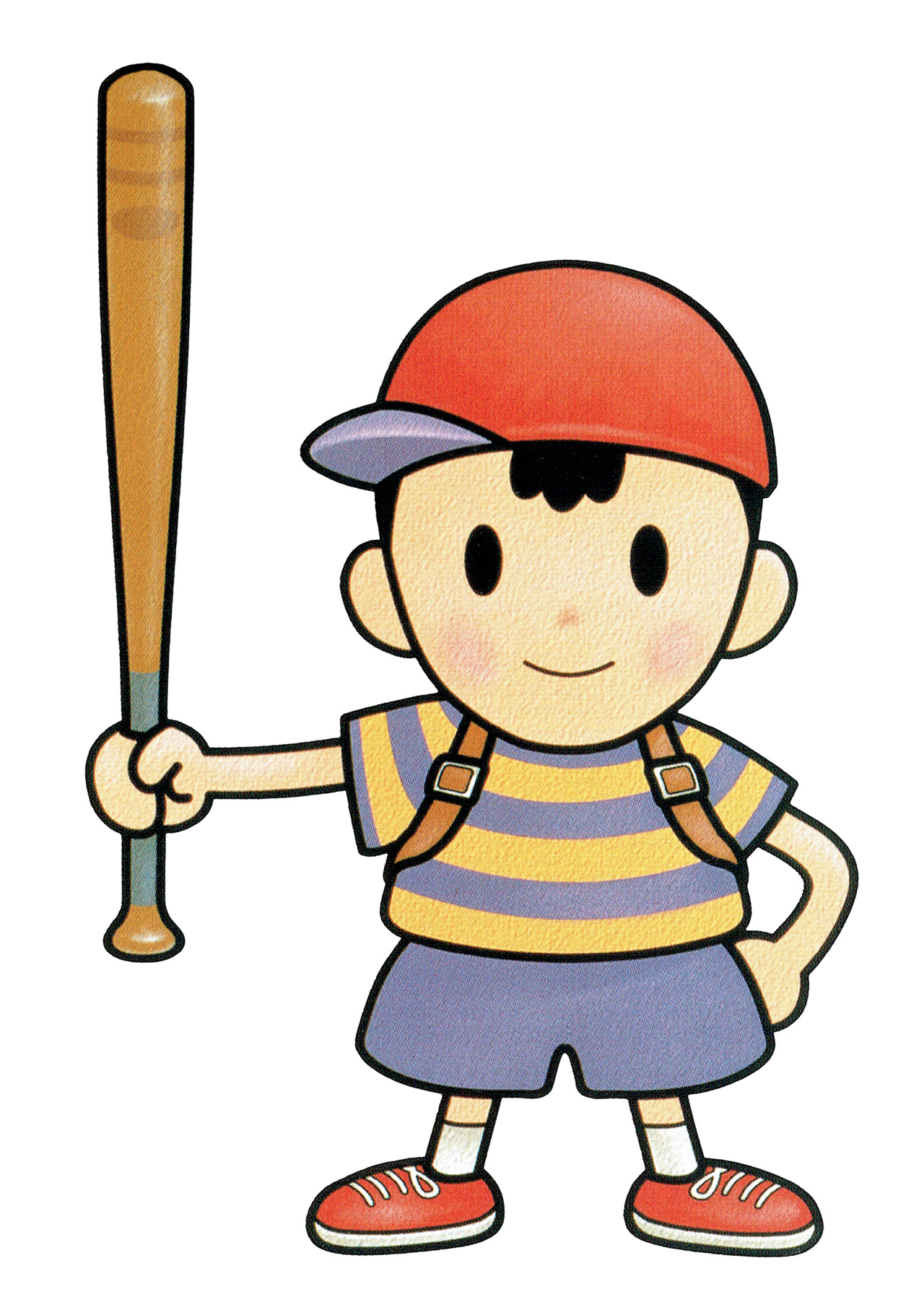 Nintendo Metro Artwork Of Ness From ‘super Smash Bros On The