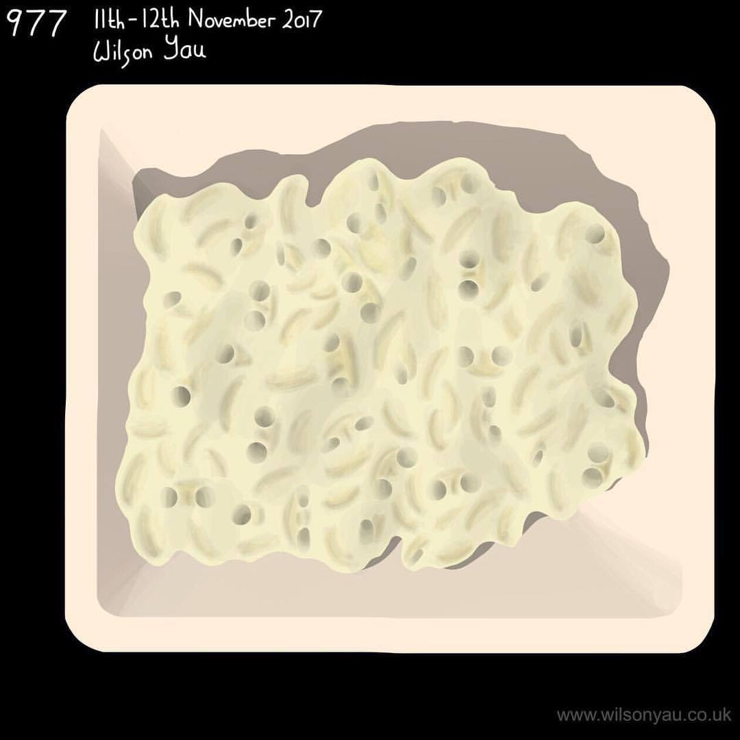 Wilson Yau Food Drawings — What Did I Eat Macaroni Cheese I Was A Very