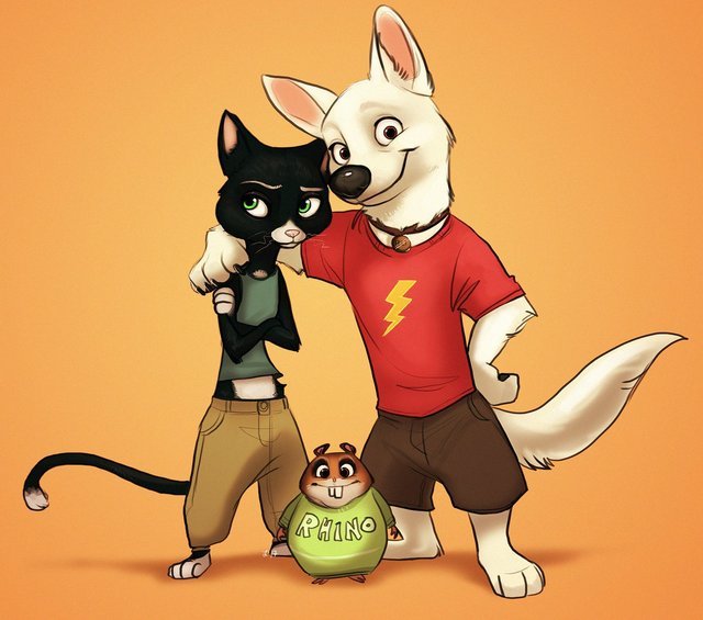 Bolt Mittens And Rhino Anthro Style
