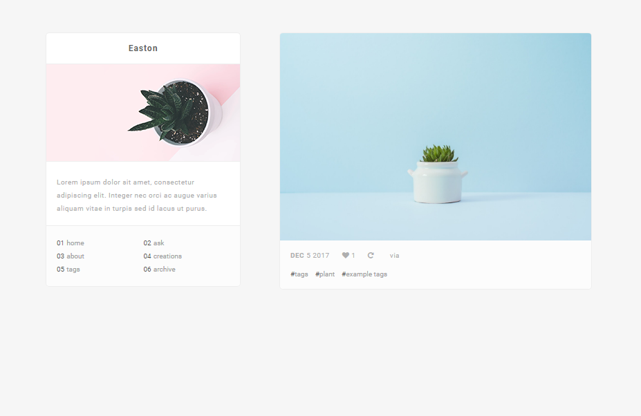 Flipse Preview Pastebin Theme 05 Easton By Annasthms