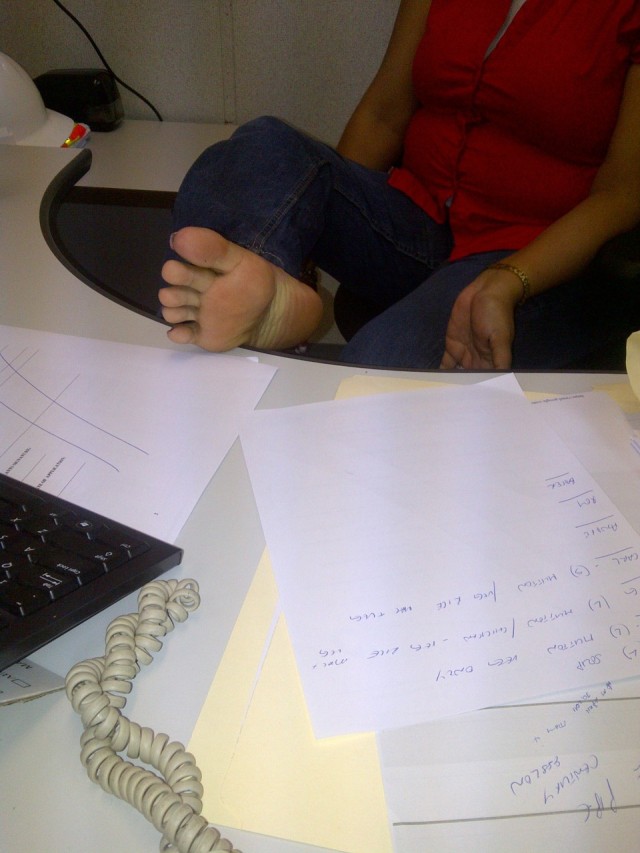 Jacanfeet A Day Of Teasing By My Coworker Footfetishgang