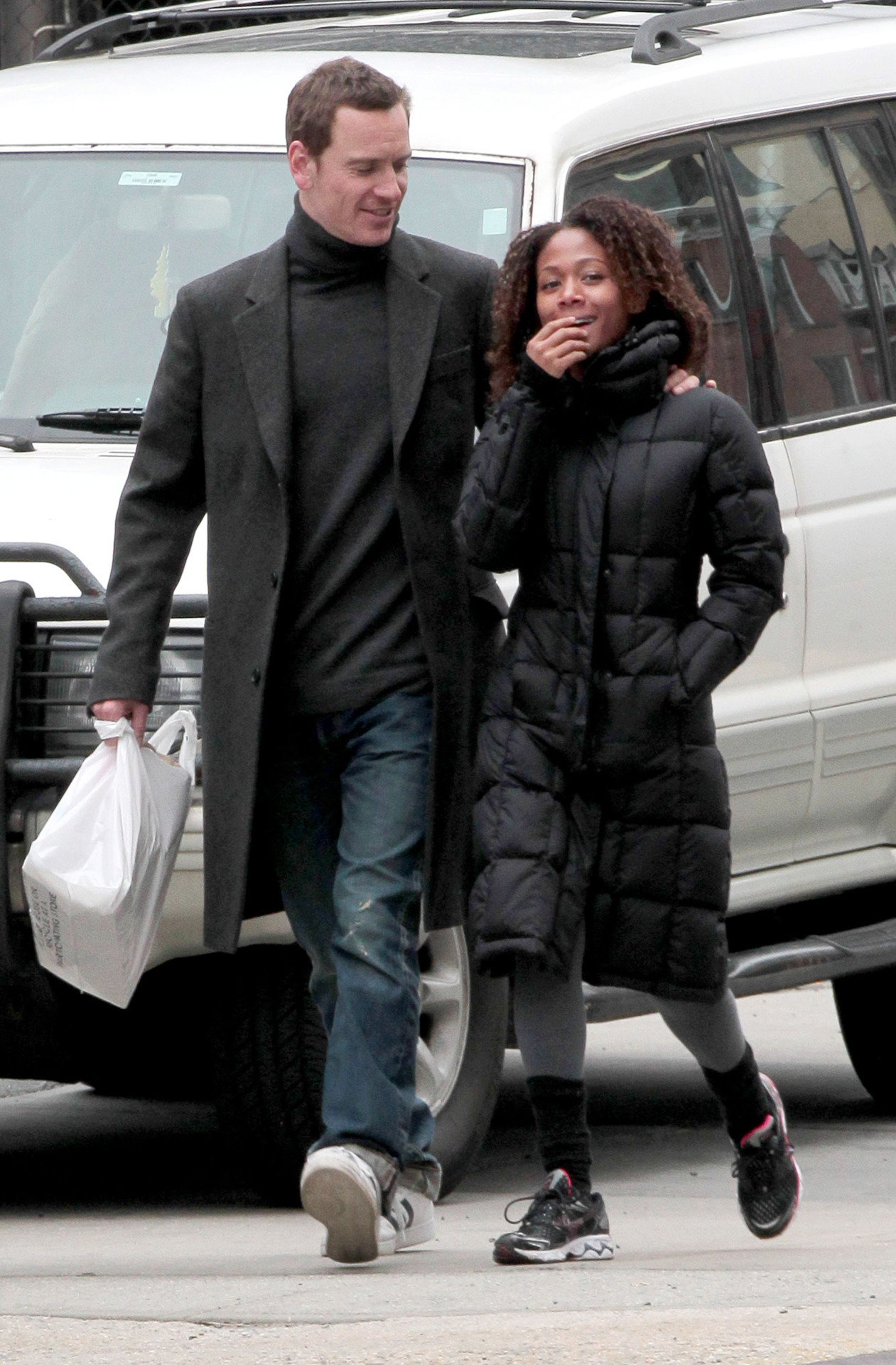 Closed Michael Fassbender Archive — Michael Fassbender And Nicole Beharie Spotted In