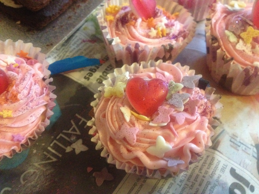 The Cupcake Lady Cute Girly Cupcakes Close Up